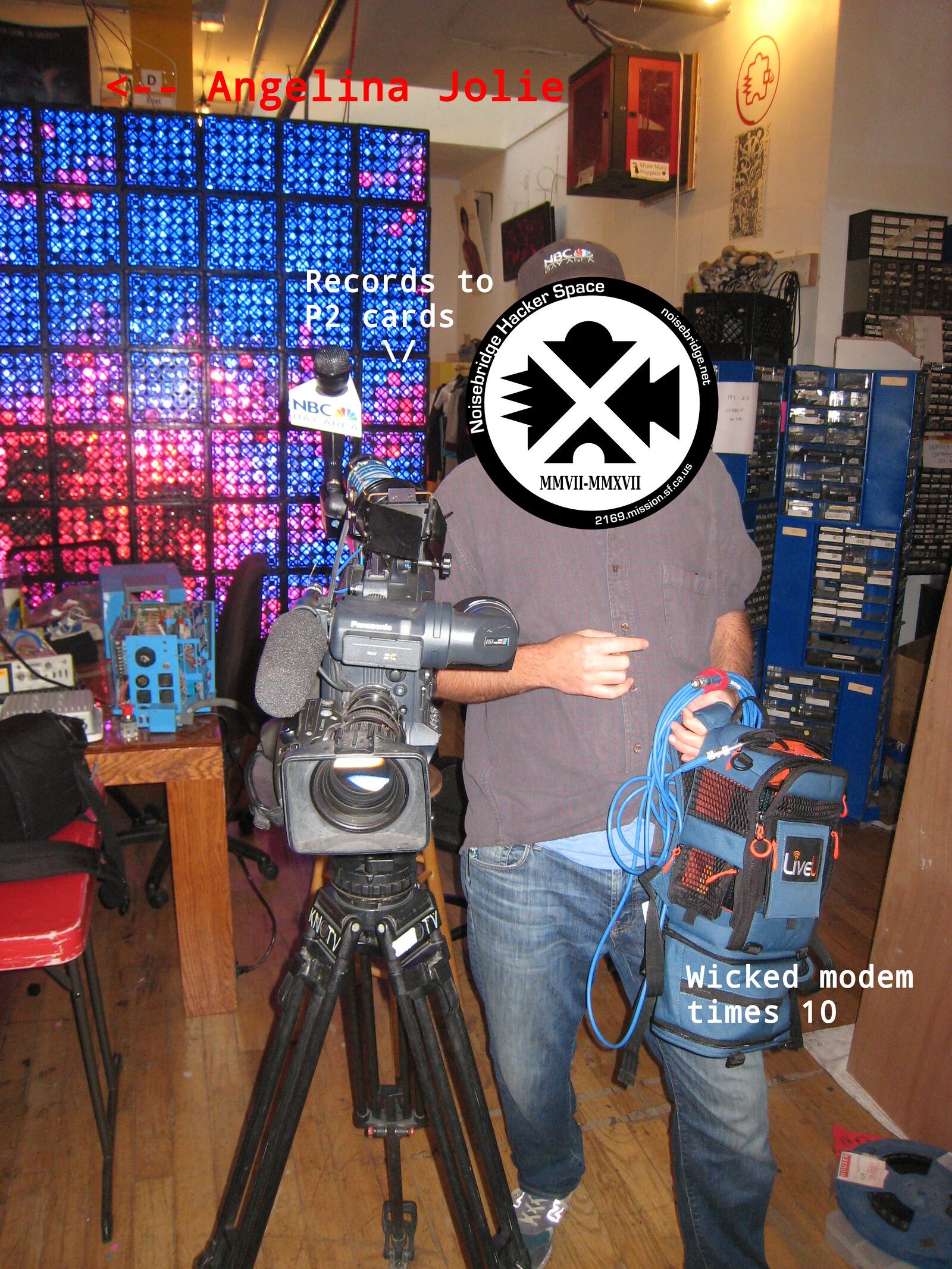 NBC Bay Area LIVE Broadcast - Noisebridge